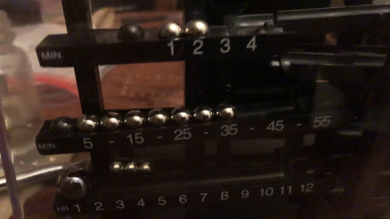 “TIME MACHINE" KINETIC CLOCK Marble Rolling Ball Bearing - YouTube