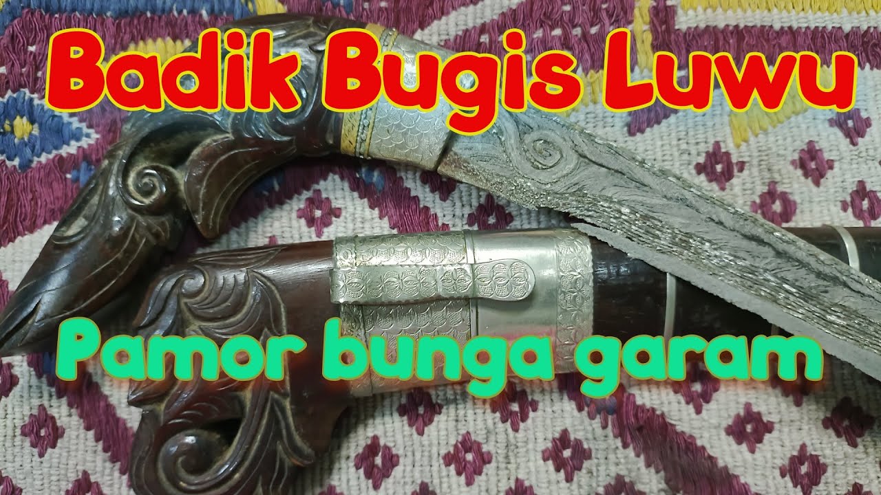 Koleksinya sepupu, ternyata punya badik Bugis Luwu Sulawesi... mantaapp ...