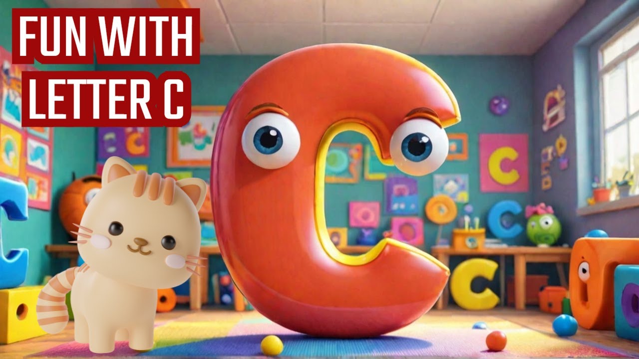 LETTER C FUN for KIDS Sing Along! | Learn Alphabet C | Creative Kidz ...
