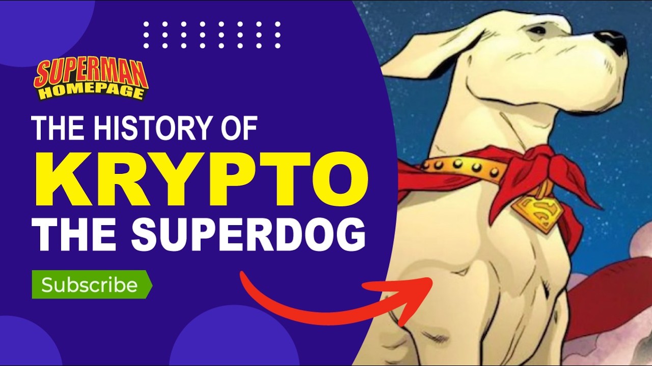 The History of Krypto the Superdog - YouTube