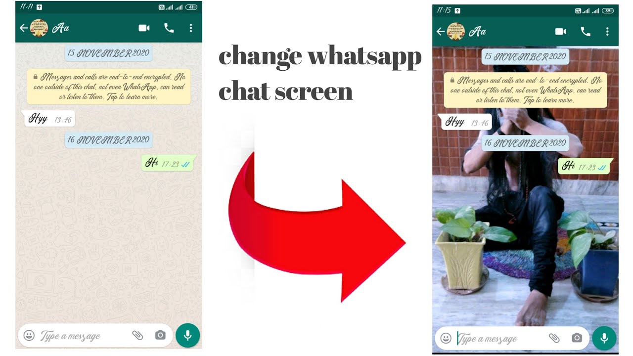 How to Change WhatsApp Chat Screen|how to change what. chat colour|What ...