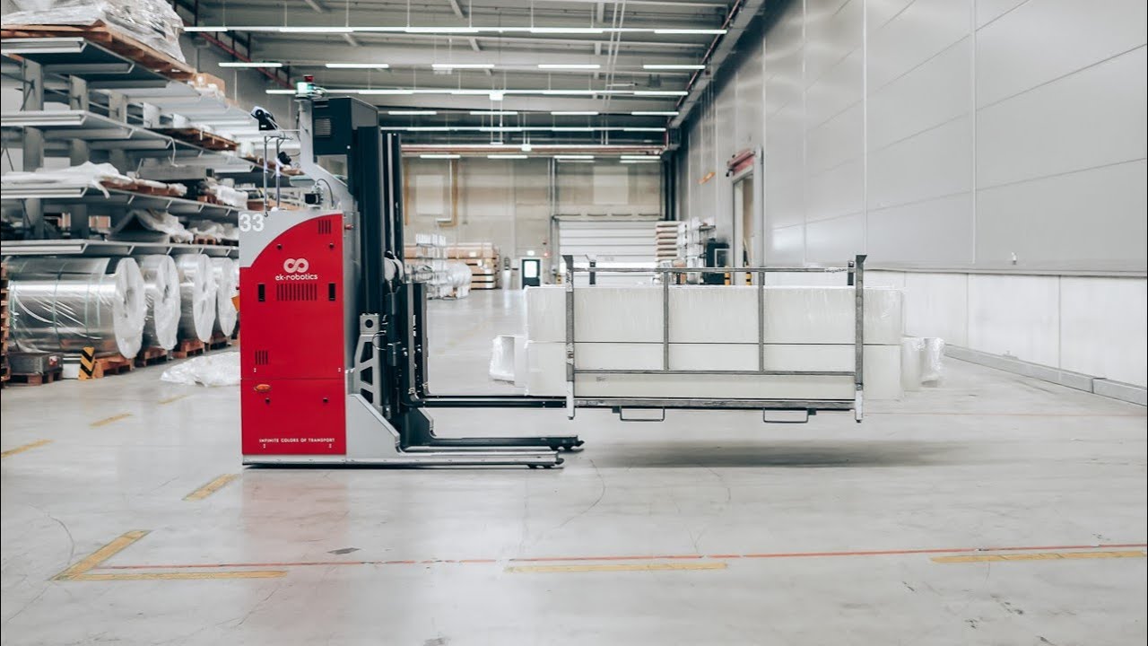 ek robotics x Warema | Materialfluss Automatisierung mit Fahrerlosen ...