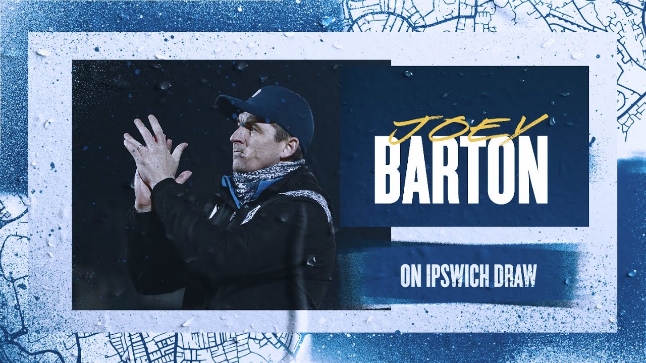 Manager Review | Joey Barton on Ipswich draw - YouTube