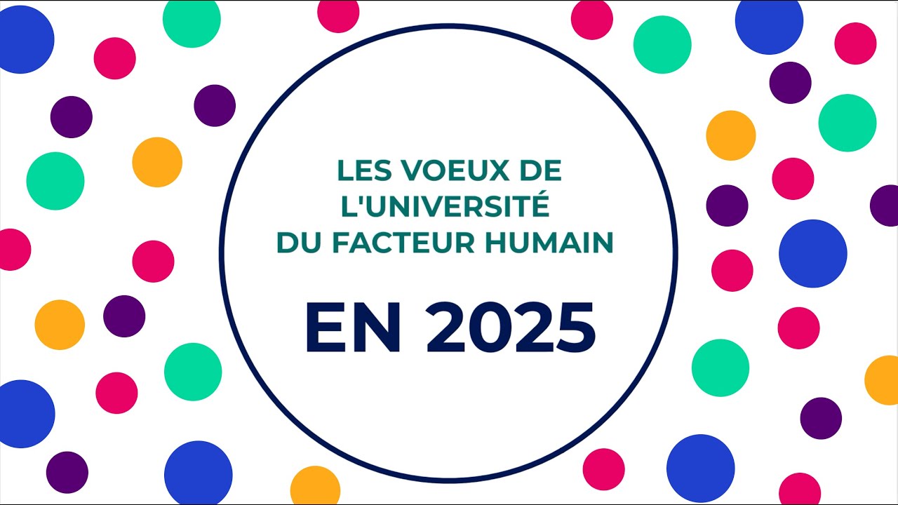 Voeux de l'Université du Facteur Humain 2025 - YouTube