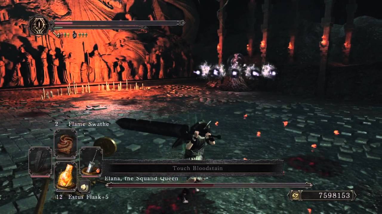 [Dark Souls II] How To Beat Elana, the Squalid Queen - YouTube