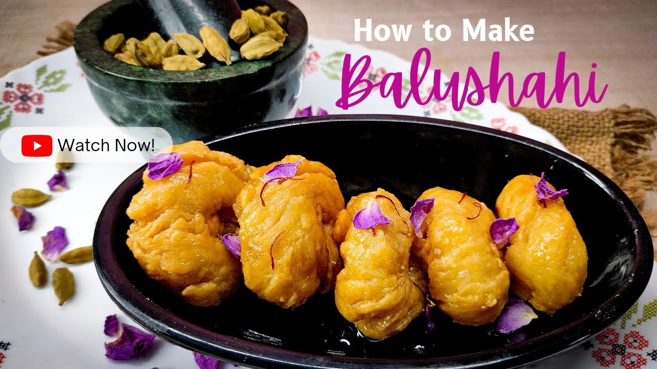 How to make Balushahi | Balushahi Recipe in Hindi | बालुशाही बनाने की ...
