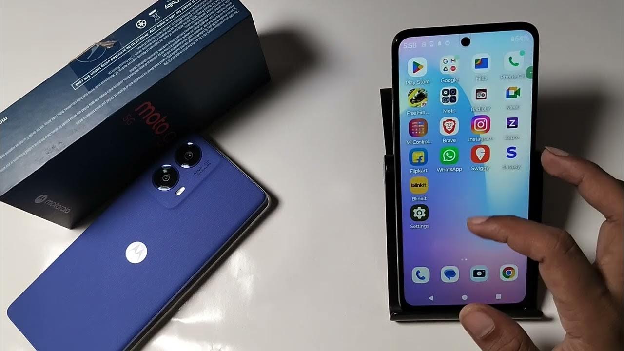 How To data transfer using Bluetooth in Moto G45 5G || Moto me Bluetooth Se data transfer kaise ...