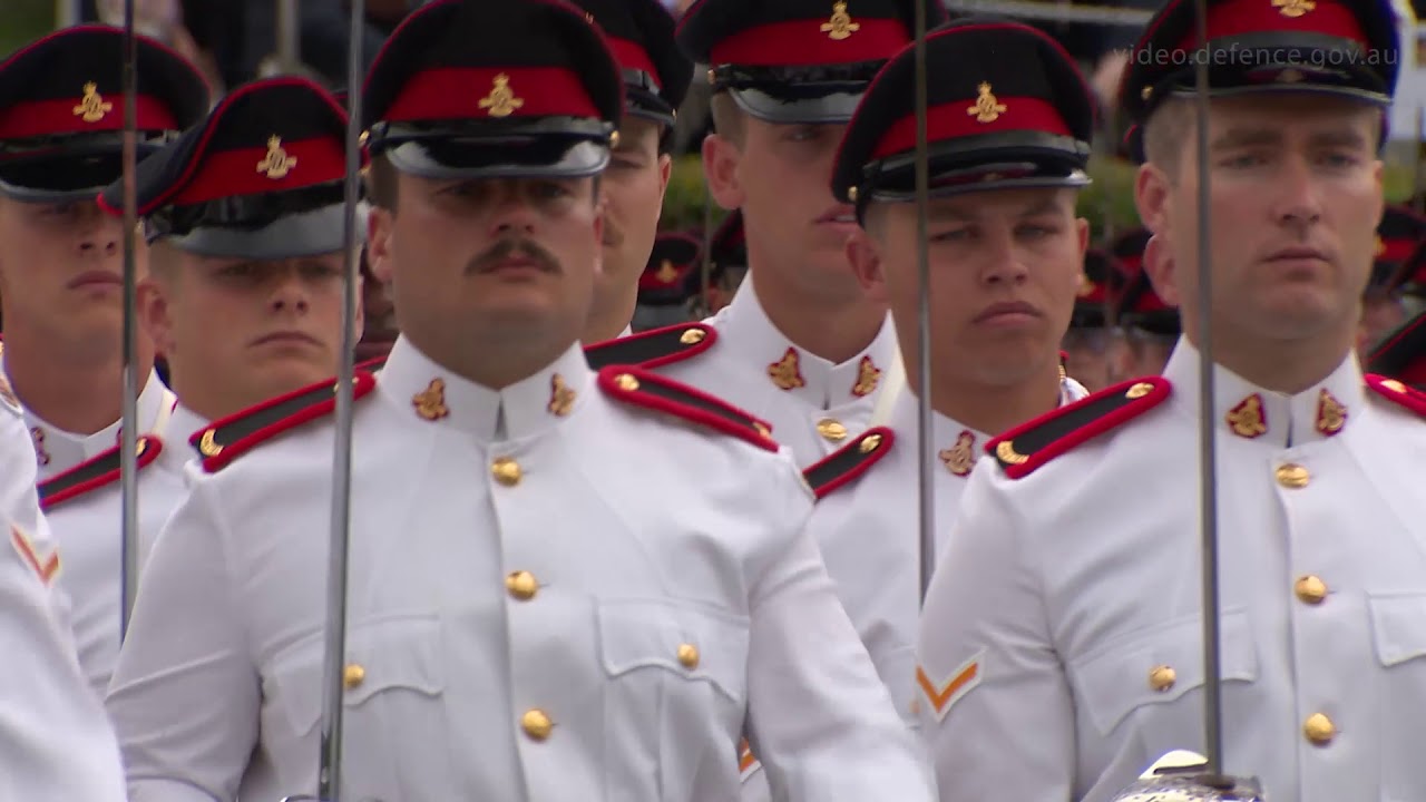Royal Military College Duntroon Graduation Parade - YouTube