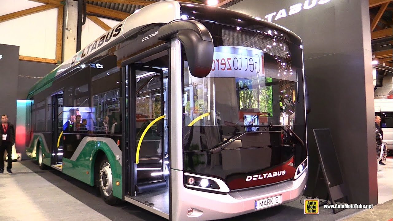 2020 Deltabus Mark-E Walkaround - Electiric City Bus Exterior Interior ...