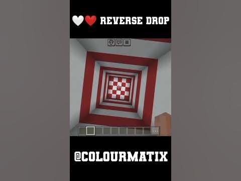 REVERSED DROP IN MINECRAFT, Colour:🤍 ️ - YouTube