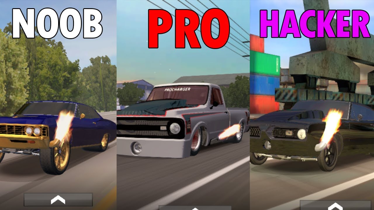NOOB vs PRO vs HACKER in No Limit Drag Racing 2 - YouTube