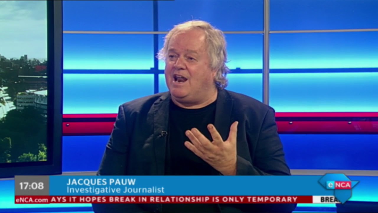 Journalist Jacques Pauw on state security shake-up - YouTube
