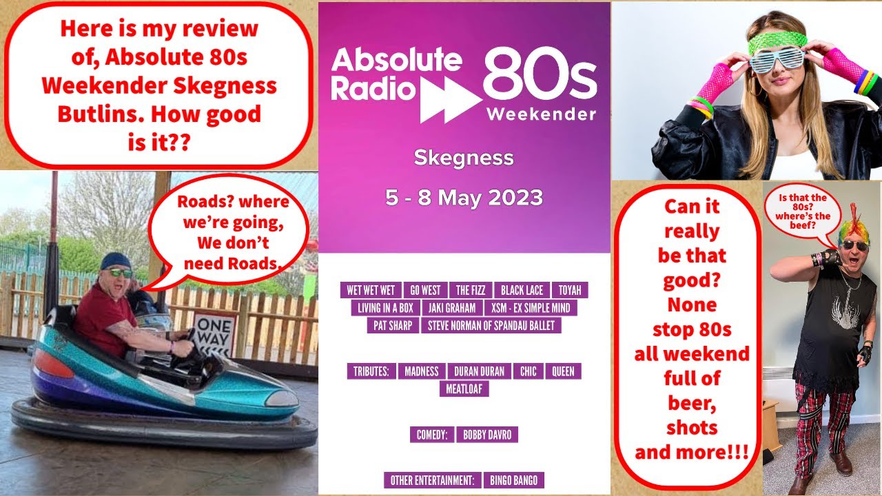 Here is my review of, Absolute 80s Weekender Skegness Butlins. How good ...