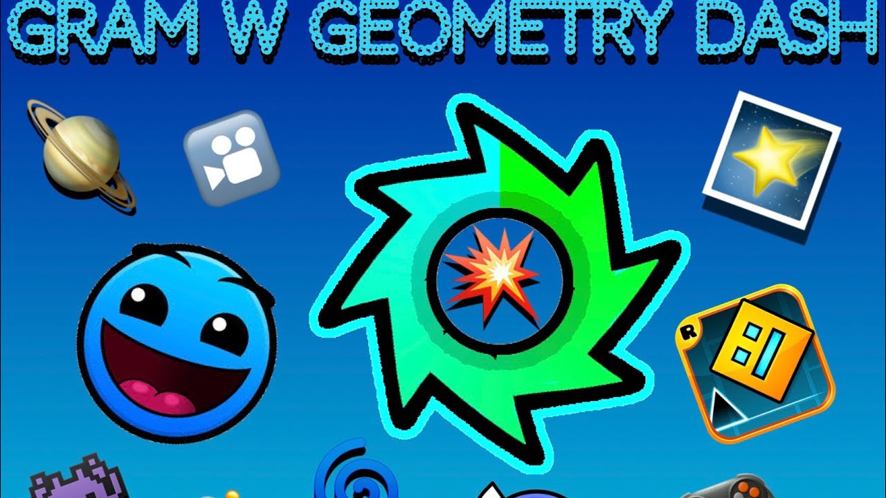 PIERWSZY RAZ GRAM W GEOMETRY DASH!!! BARDZO FAJNA GRA!!! ROZGRYWKA ...