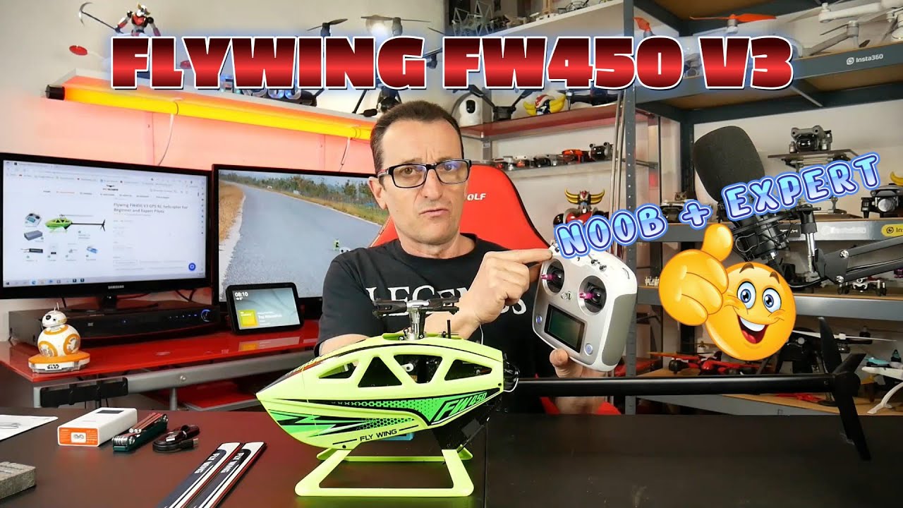 FLYWING FW450 V3 ,Revue,1ere partie , un truc de ouf à la portée de ...