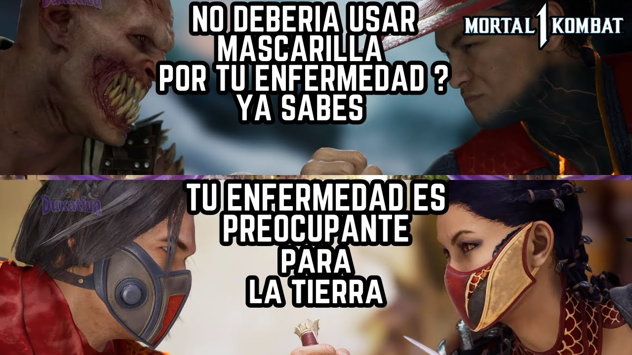 Personajes Hablan sobre la enfermedad Tarkat de Baraka y Mileena MK1 ...