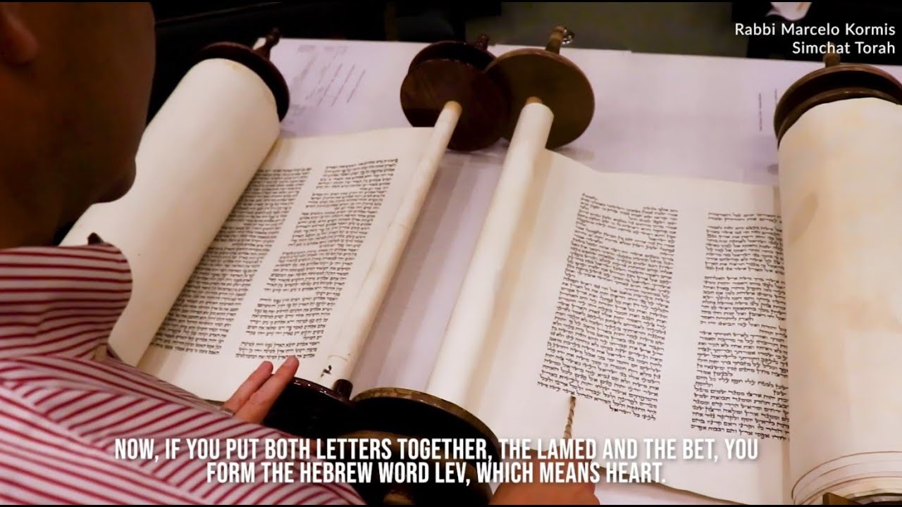 Simchat Torah: The Lamed (ל) and the Bet (ב) - YouTube