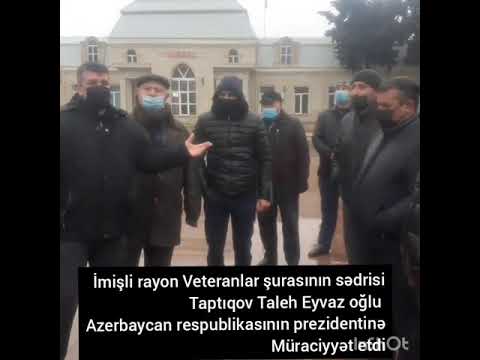 İmişli rayon Veteranlar şurasının sədri Taptıqov Taleh Eyvaz oğlu