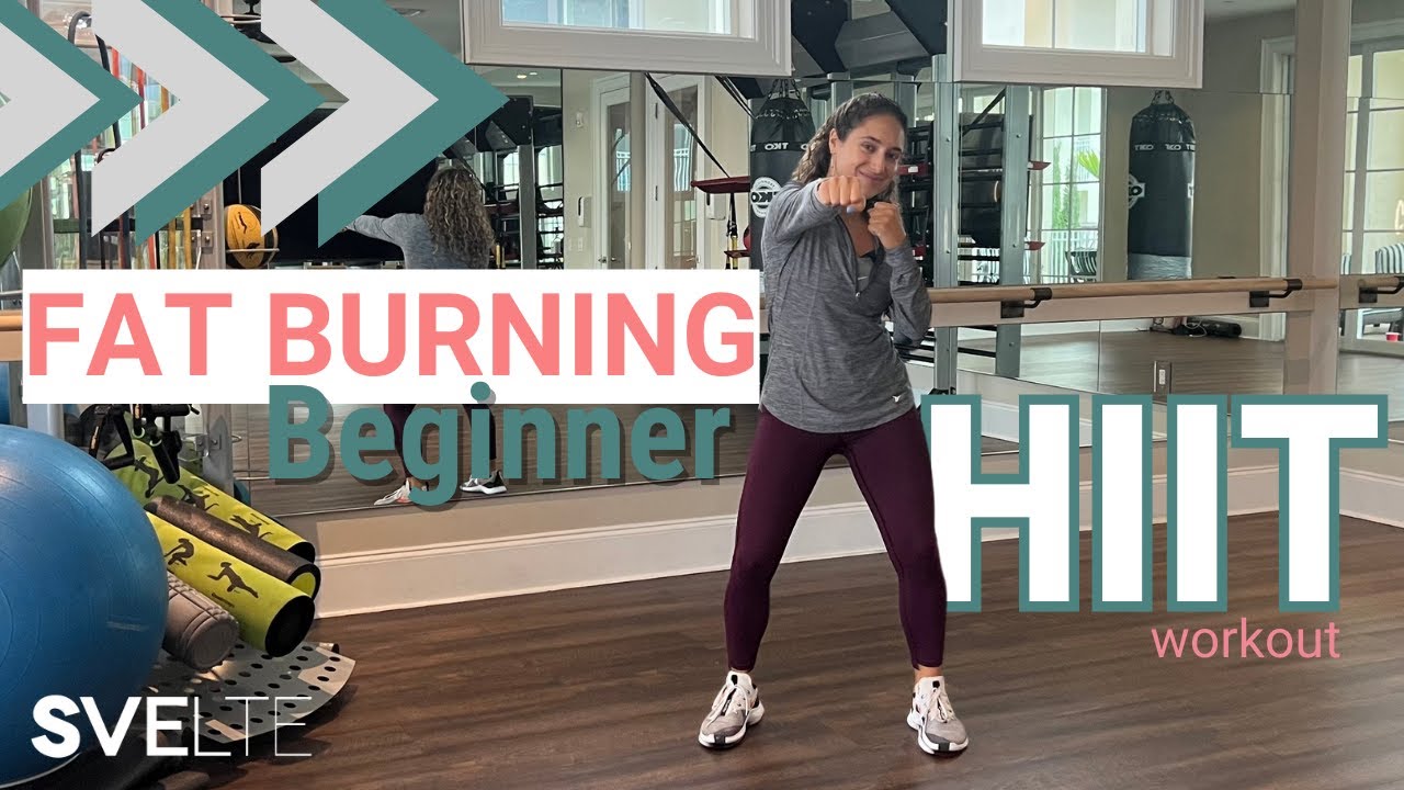 Fat Burning Beginner HIIT Workout - YouTube