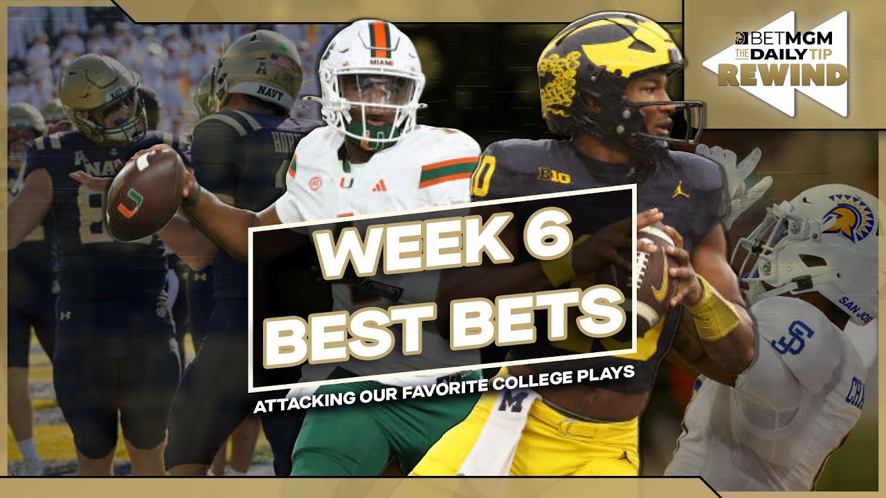#NCAAFootball #CFB #Week6 Best Bets and Breakdown! The Daily Tip Rewind ...