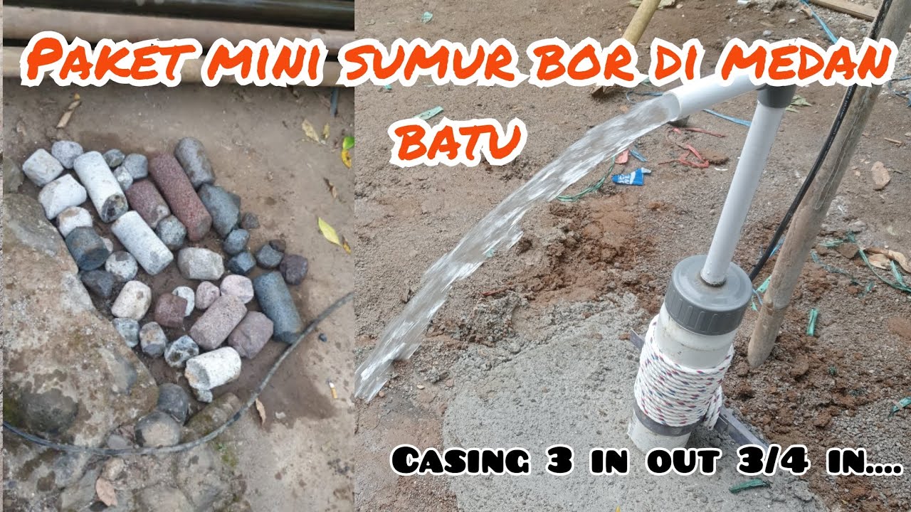 Paket mini sumur bor air minum //out 3/4 - YouTube