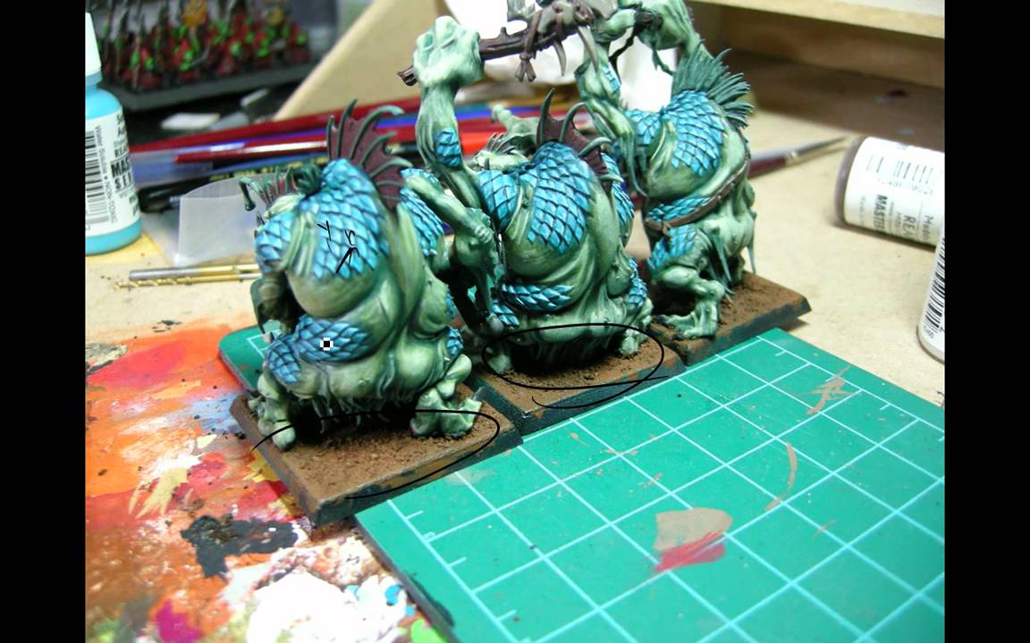 How to Paint River Trolls - YouTube