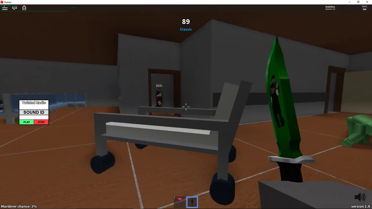 ROBLOX Twisted murderer / being murderer. part 20 - YouTube