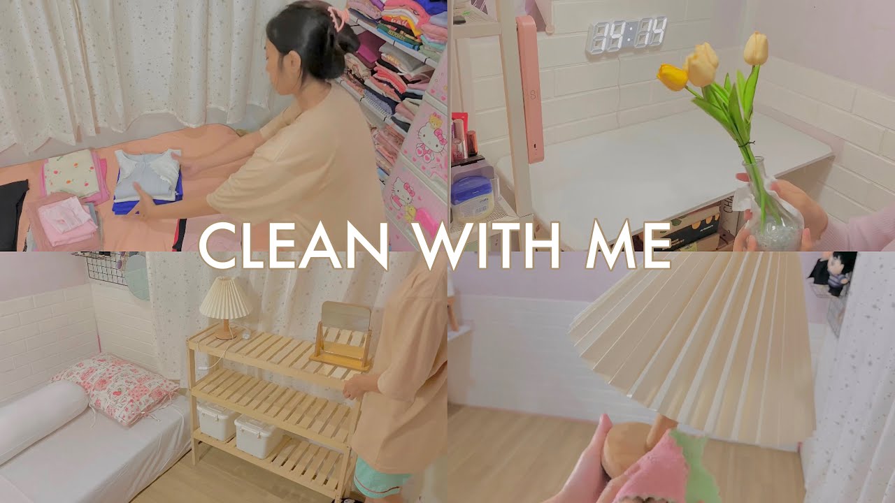 clean with me 🧸| motivasi membersihkan kamar tidur - YouTube