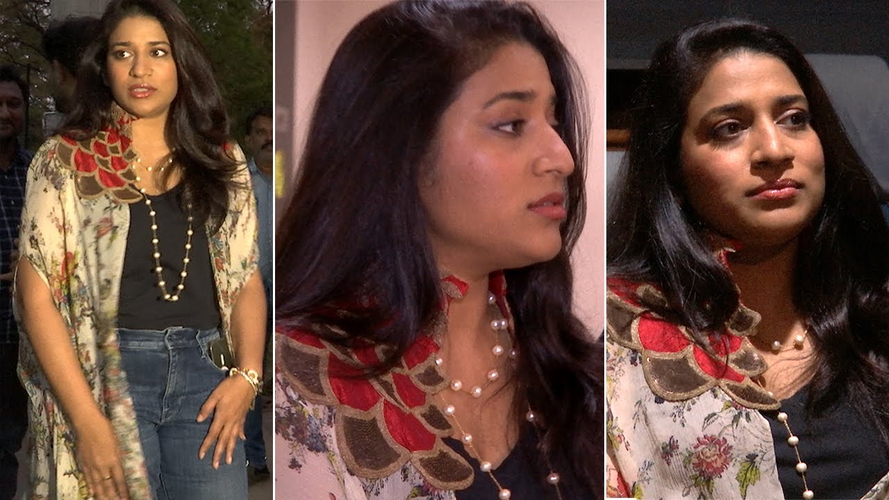 Chiranjeevi Daughter Sushmita Konidela Visuals @ Puli Meka Premiere ...