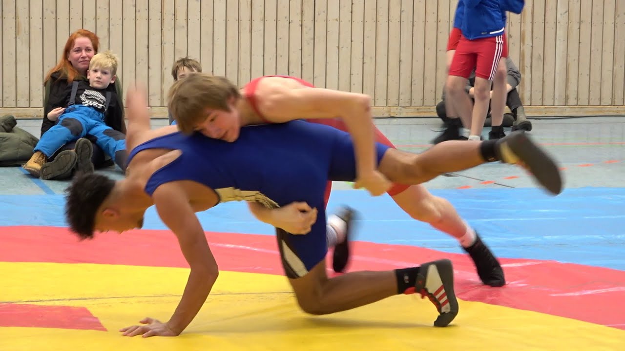 Wrestling / Ringen Sparkassenpokal Jena, Jugend A, 71 kg, Freestyle ...