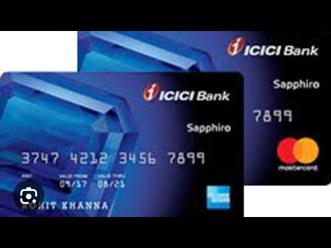 #icicibank #SAPPHIRO DUAL Credit Card Unboxing - YouTube