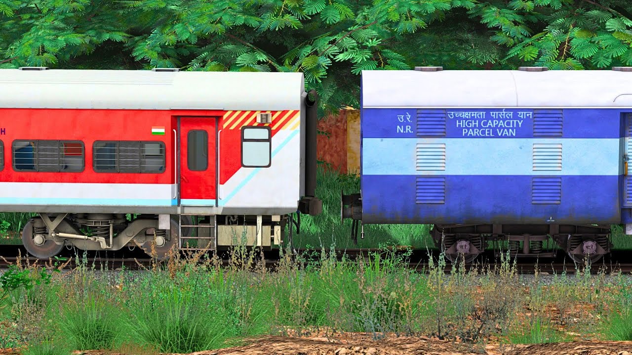 LHB RED DECOUPLING ICF PARCEL VAN | BUMPY RAILROAD | RAILWORKS 3 ...