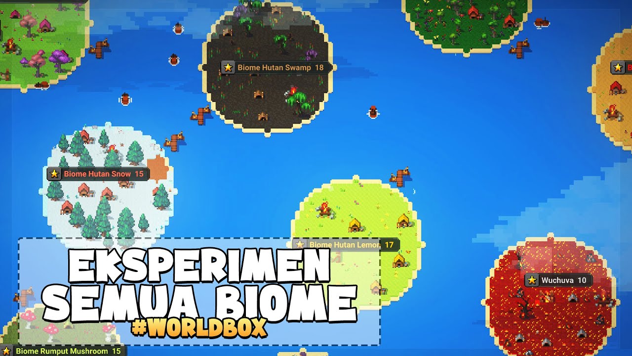 Eksperimen 28 Worldbox Biome Part.1 - Worldbox Indonesia - YouTube