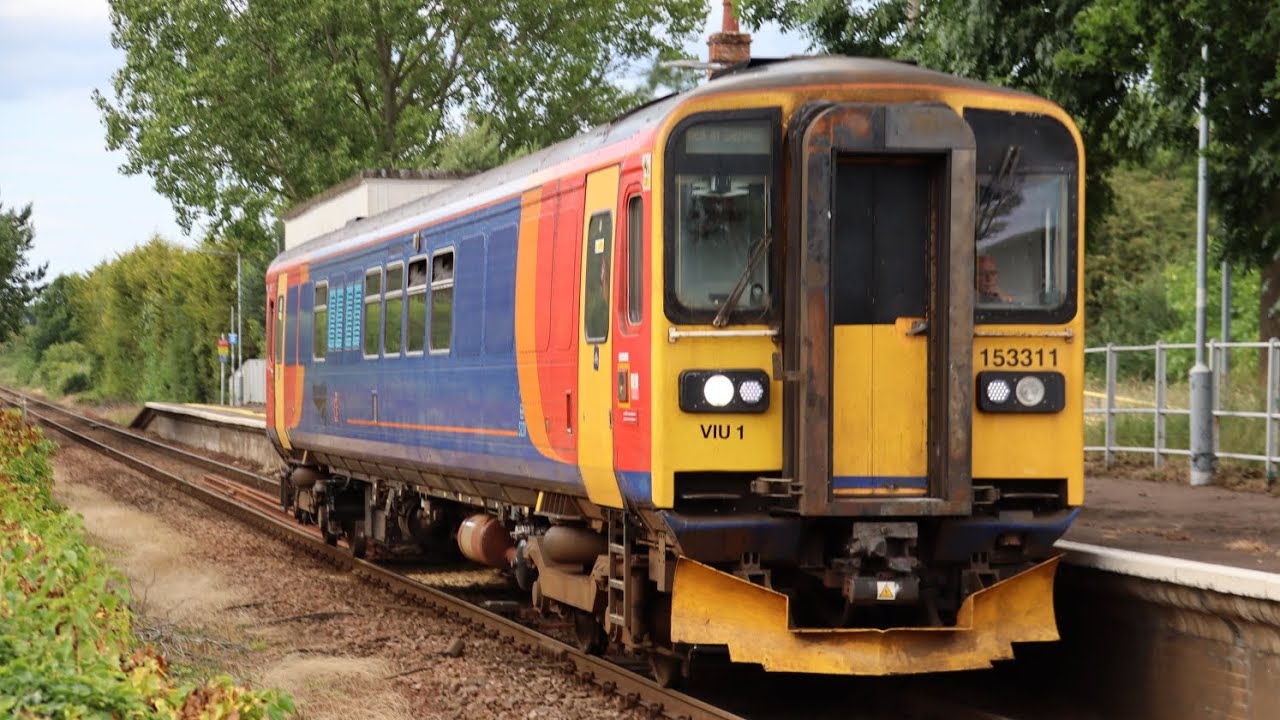 Network Rail 153311 visits the Bittern Line | 26/06/23 - YouTube