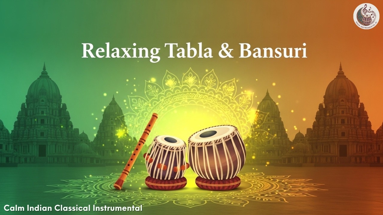 Relaxing Tabla & Bansuri | Indian Classical Instrumental Music for ...