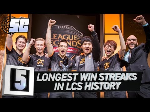 5 Longest Win Streaks in LCS History | LoL esports - YouTube