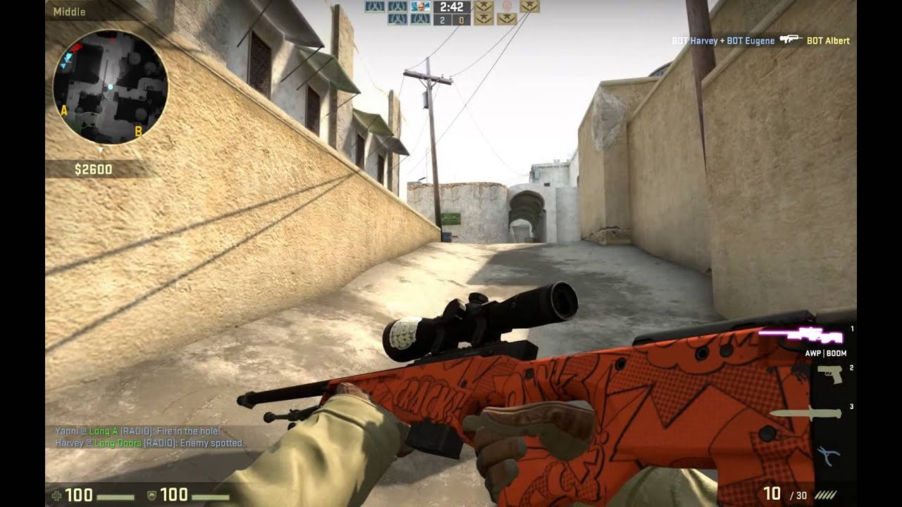 CS:GO AWP Boom Sticker : My Little Friend - YouTube
