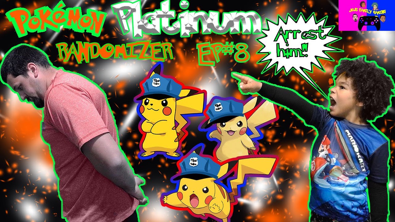 PIKACHU POLICE ARREST US!! - POKEMON PLATINUM RANDOMIZER EPISODE 8 ...
