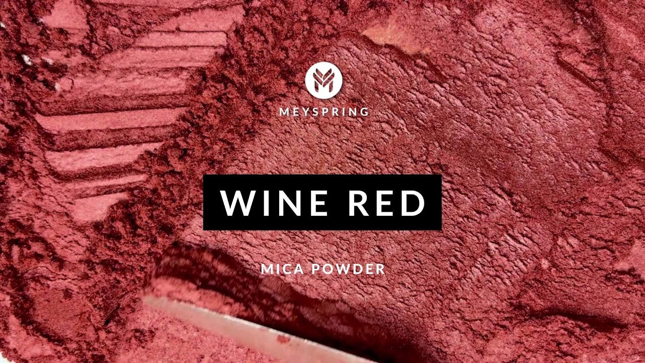 MEYSPRING Wine Red Two-Tone Mica Powder: Captivating Color Shifts for ...