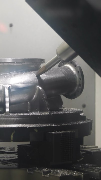 Complicated 5 Axis Finishing Toolpaths - YouTube
