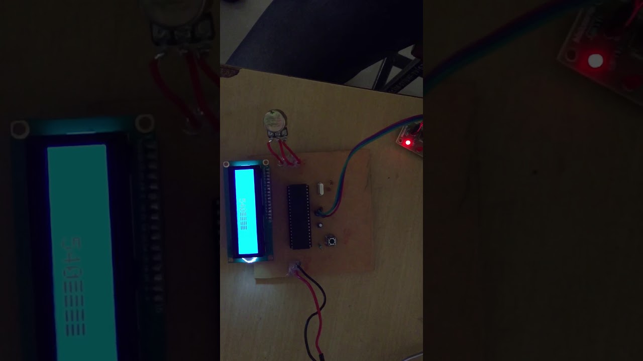 Project - Motor RPM counter using microcontroller upto 12,000 RPM - YouTube