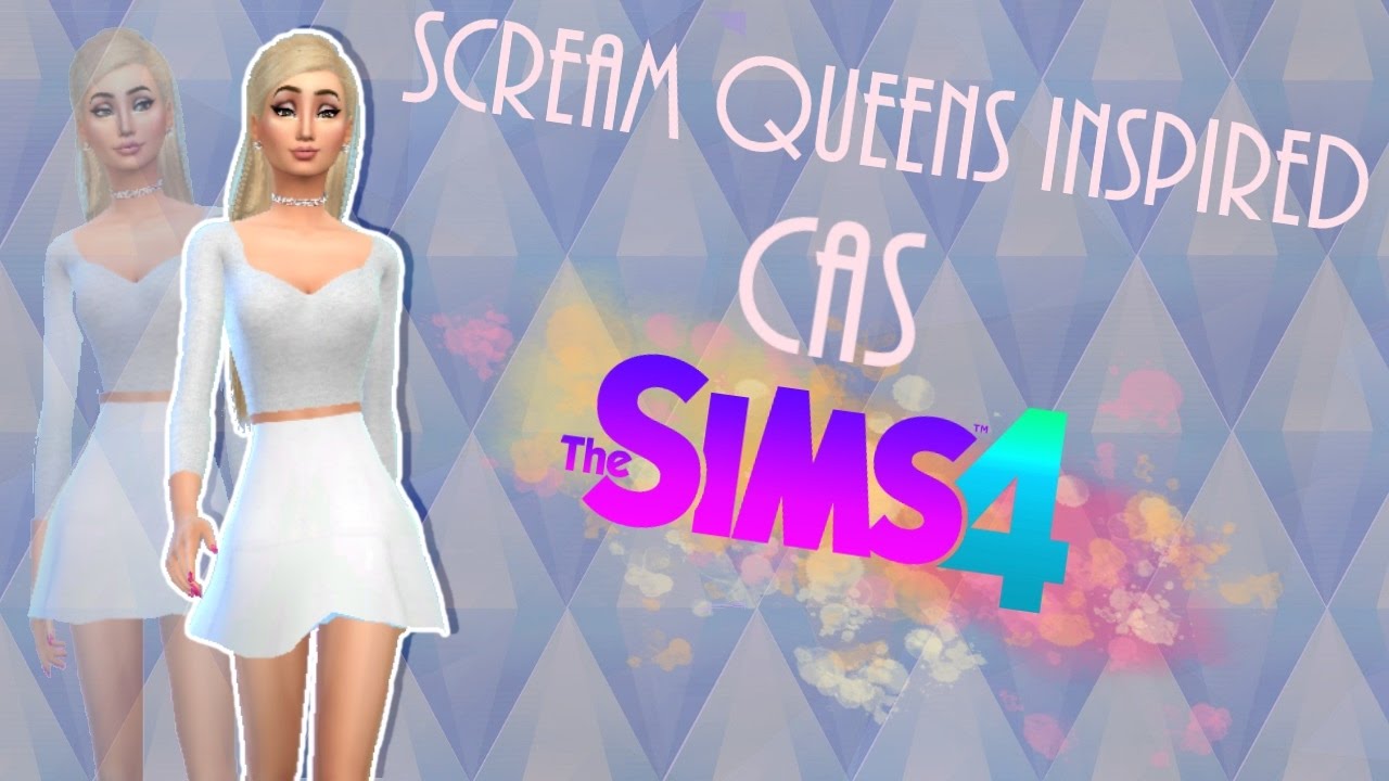 Scream Queens Inspired CAS l Sims 4 - YouTube
