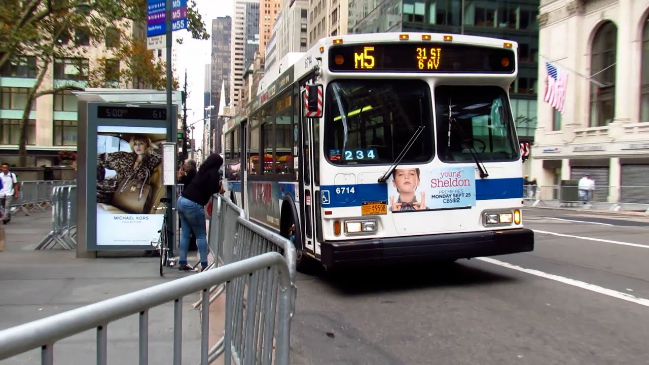 MTA New York City Bus: 2006 Orion VII Gen-2+ Hybrid #6714 on the M5 ...