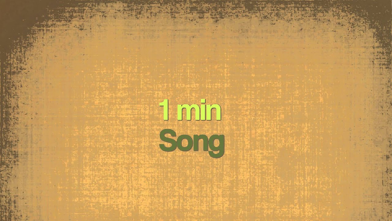 1min Song - Full HD - YouTube