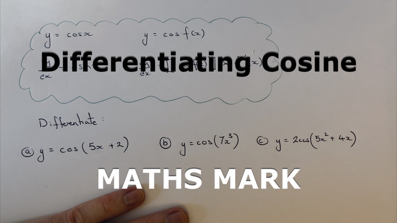 How To Differentiate Functions Of Cosine (cos) - YouTube