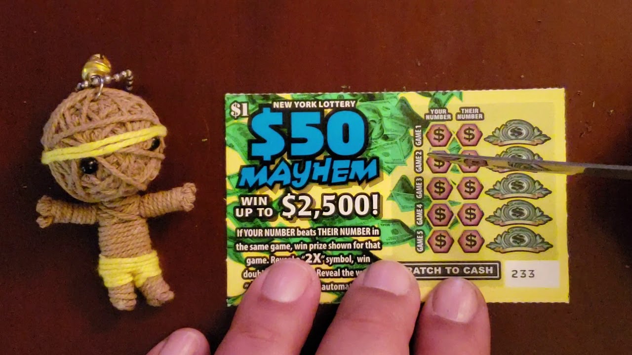 20 MAYHEM NEW YORK LOTTERY INSTANT WIN SCRATCH OFF TICKETS ON MONDAY ...