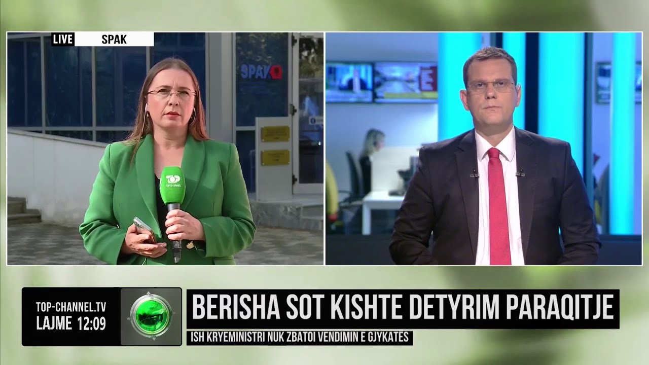 Top Channel/ Berisha sot kishte detyrim paraqitje, ish-kryeministri nuk ...