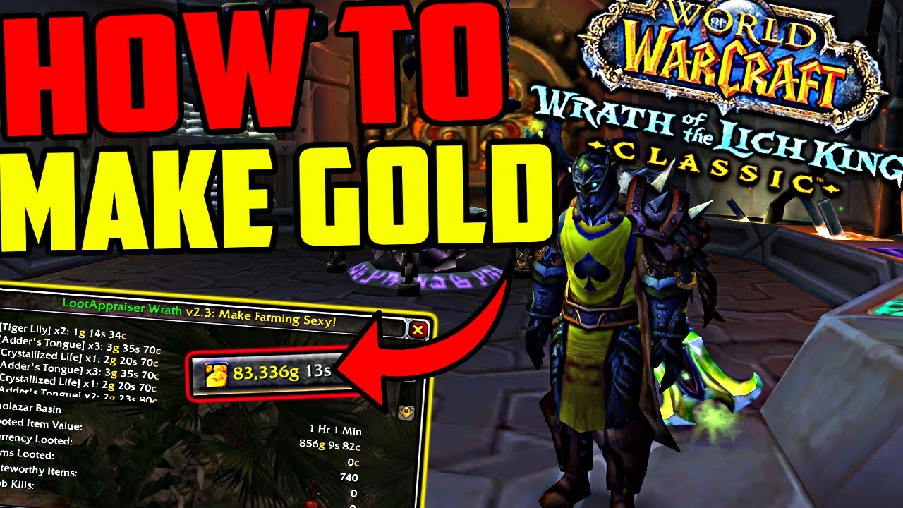 How I Make Gold in Wrath of the Lich King Classic! - YouTube