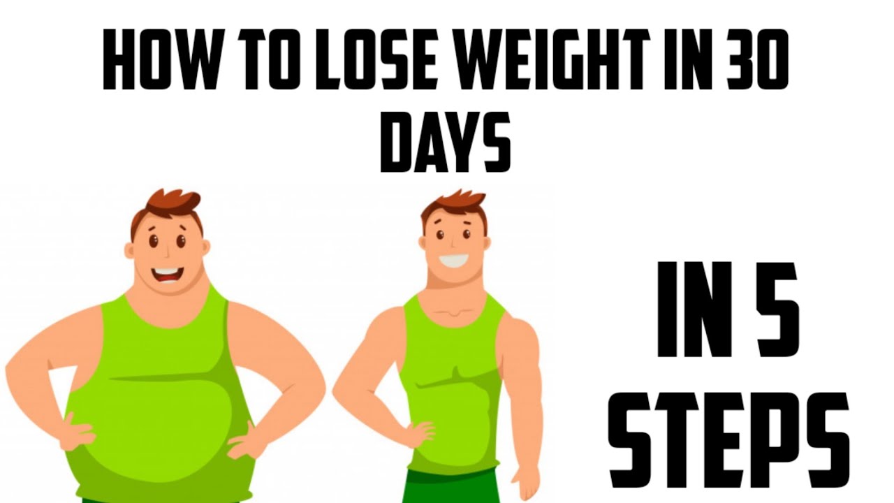 How to lose weight in 30 days||5 easy steps||ATW|| - YouTube