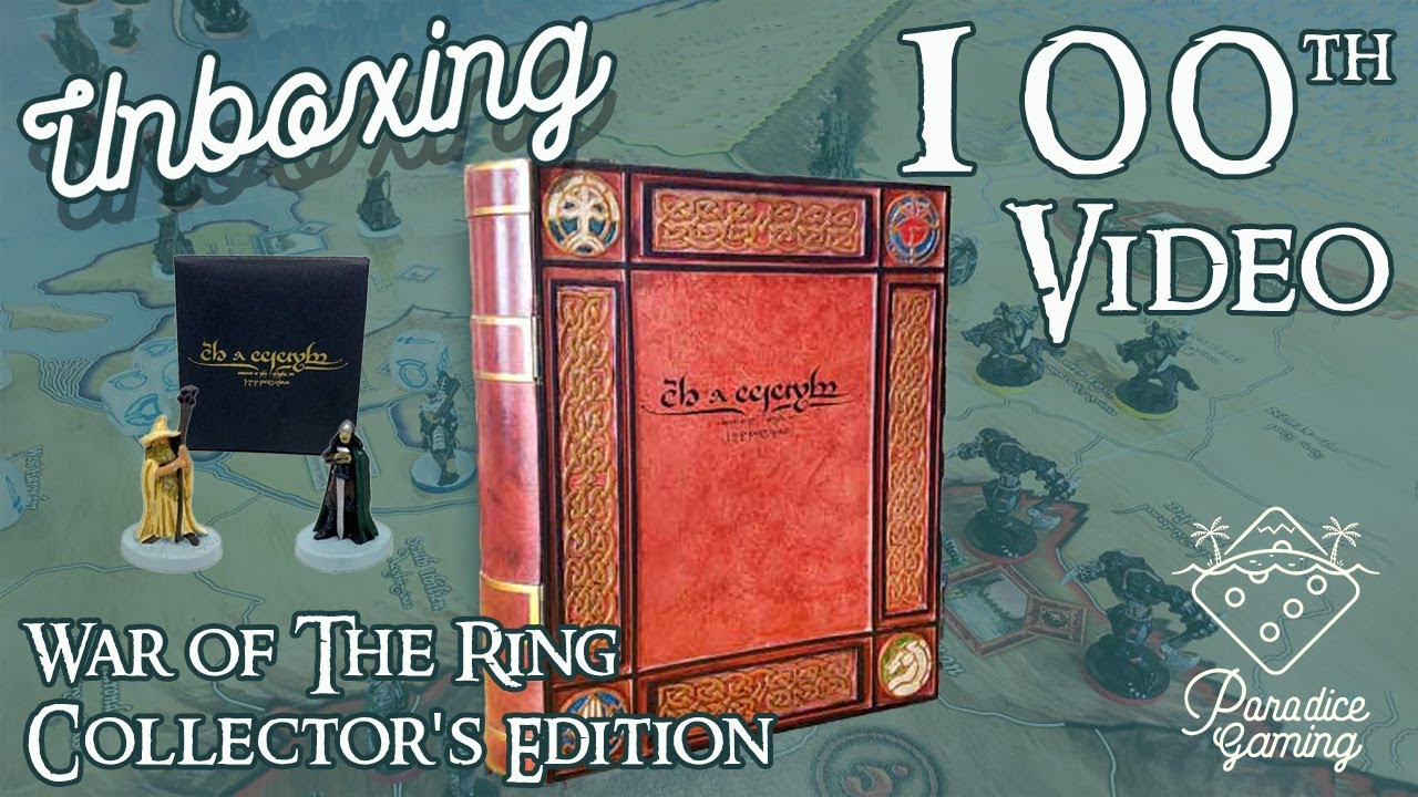 Unboxing Lord Of The Rings War of The Ring Collector's Edition | 100th ...